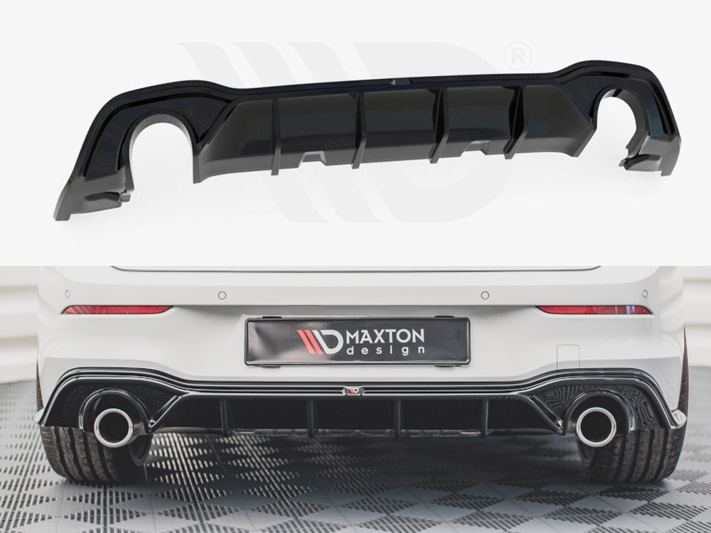 MAXTON DESIGN REAR VALANCE V2 VW GOLF 8 GTI (2020-) -VW-GO-8-GTI-RS2G ...