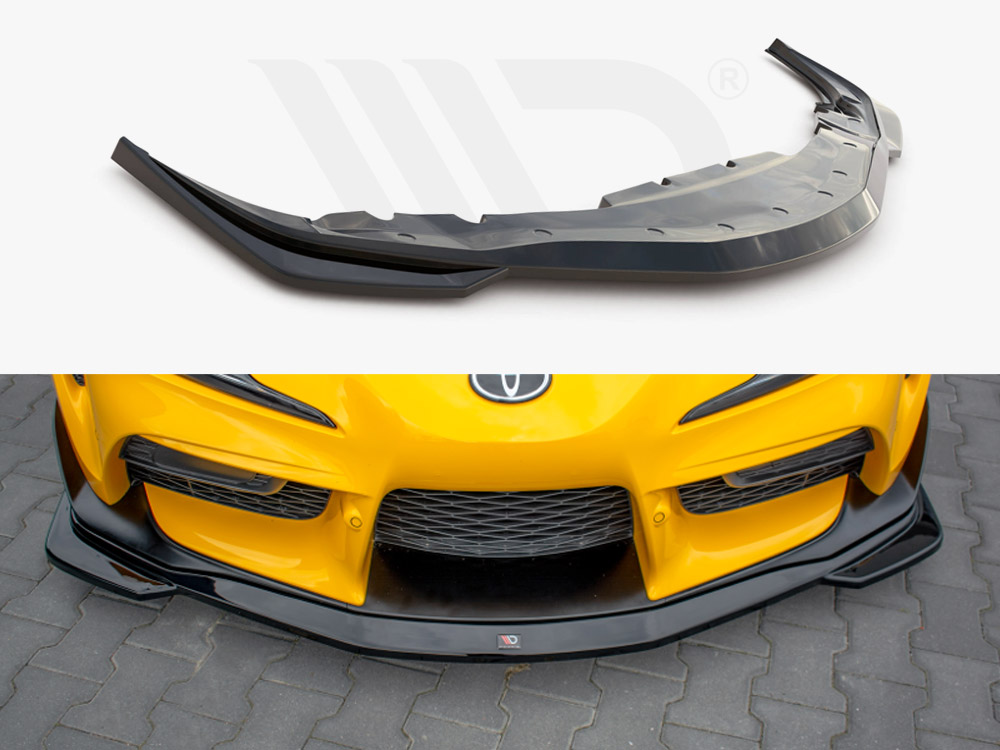 MAXTON DESIGN FRONT SPLITTER V.1 TOYOTA SUPRA MK5 (2019-) -TO-SU-5-FD1G ...
